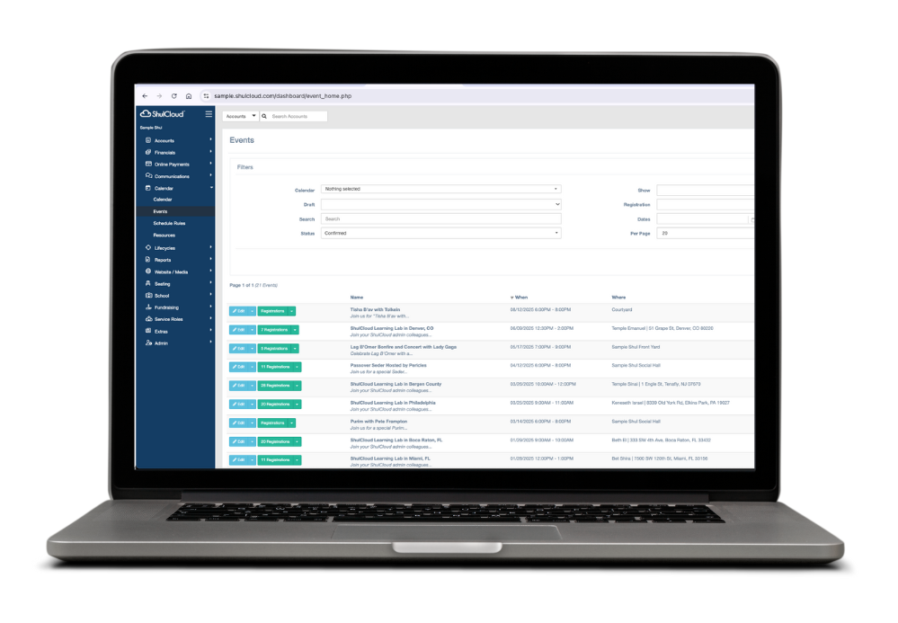 ShulCloud | The Leading Synagogue Management Software